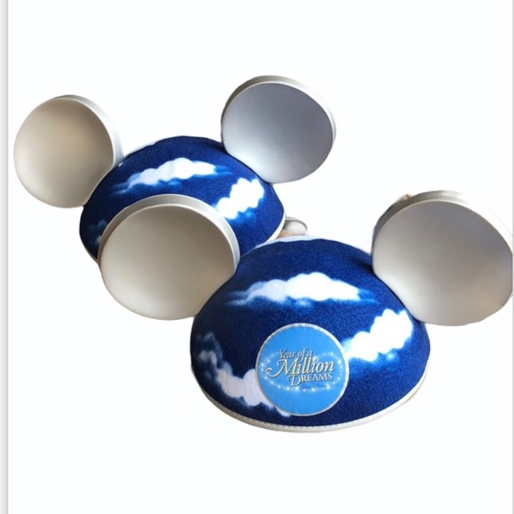 Disney | Accessories | 2 Blue 208 Disney Mickey Ears Hats | Poshmark